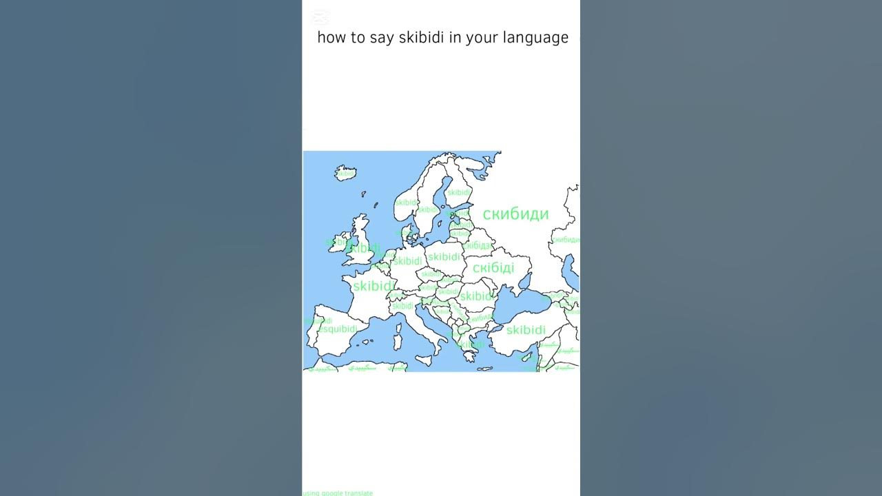 how to say skibidi in your language - YouTube