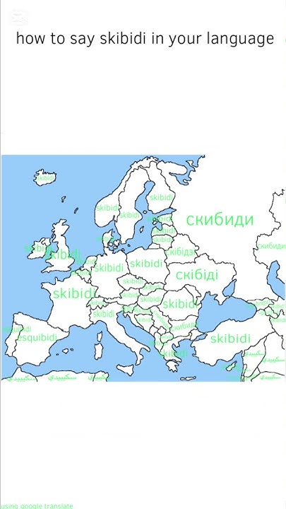 how to say skibidi in your language - YouTube