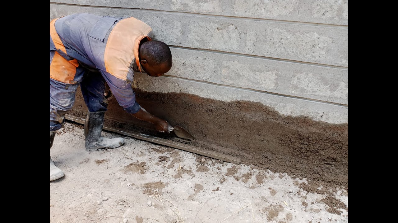 EXTERIOR WALL PLASTERING, DESIGHN AND TECHNIQUES IN A HOUSE BUILDING ...