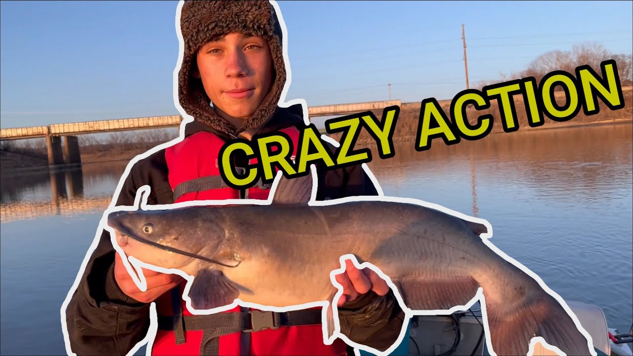 Crazy April Channel Catfish Action - YouTube