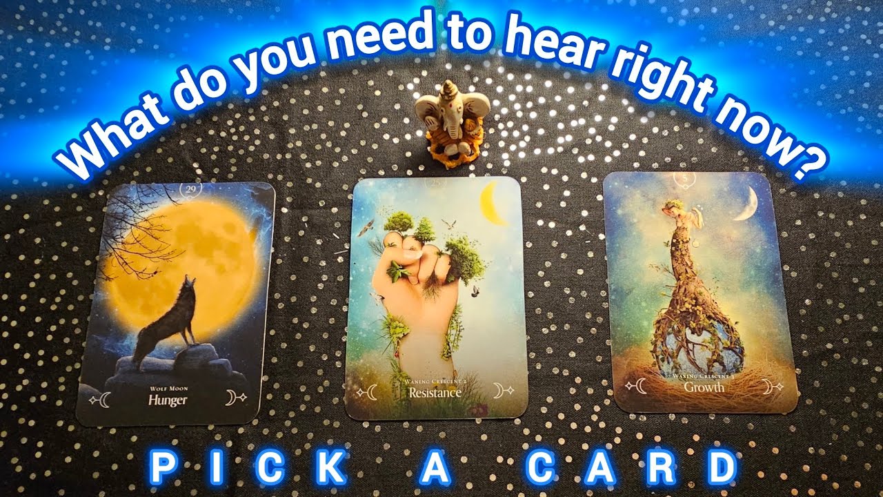 What do you need to hear right now? 📨😇 | Tarot Pick A Card Reading 🔮 ️ ...