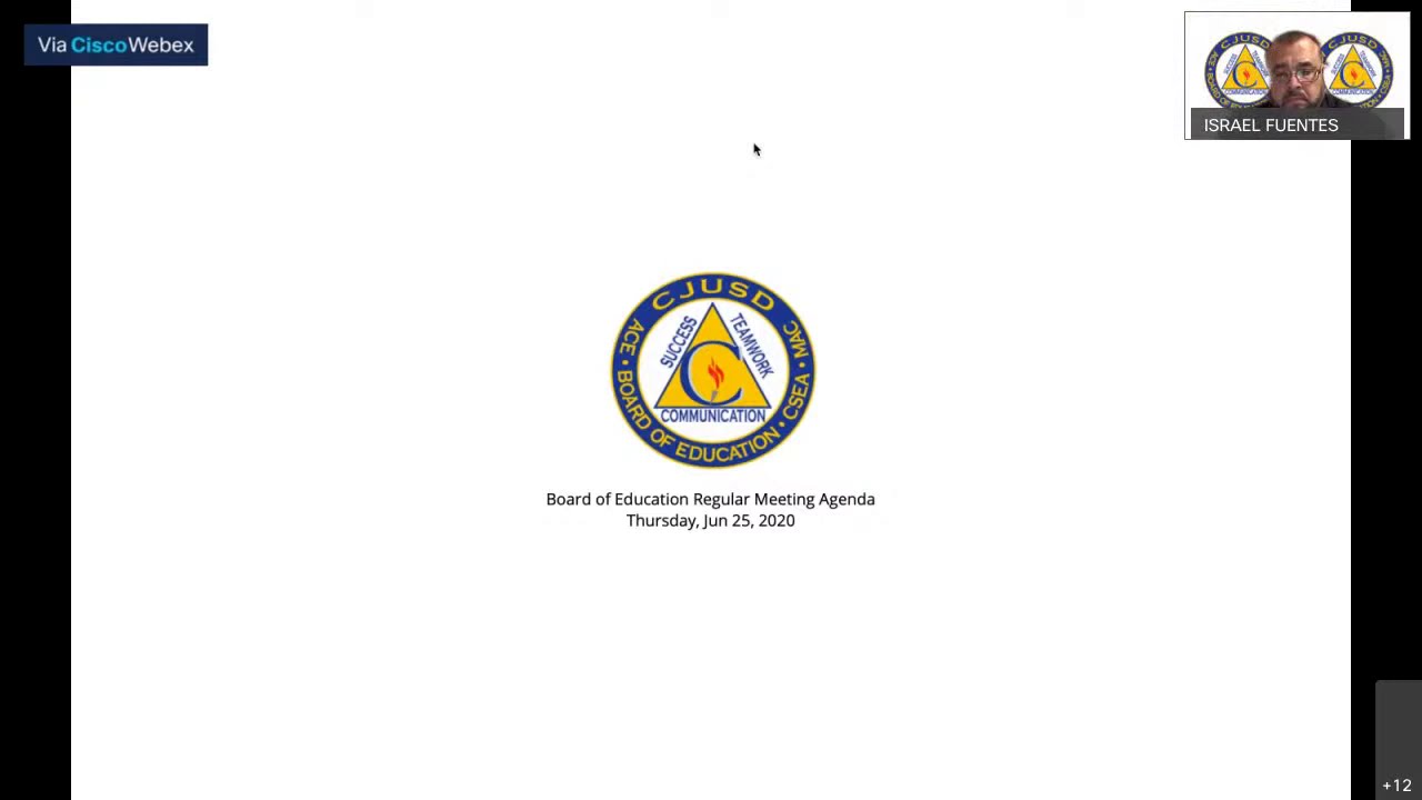 CJUSD Board Meeting - June 25, 2020 - YouTube