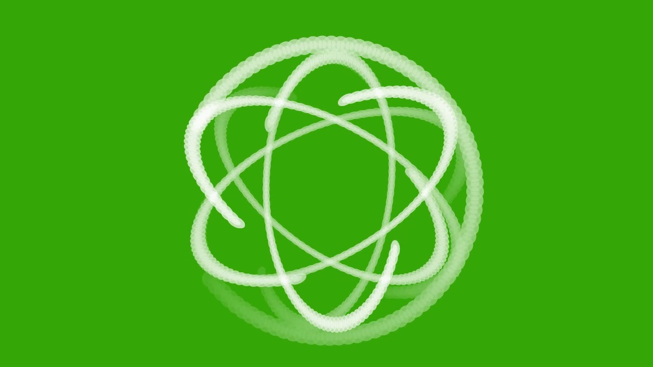 Green screen atom light - YouTube