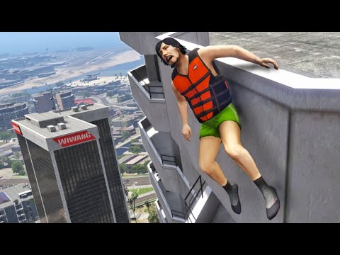 GTA 5 NPC Parkour Fails Episode 2