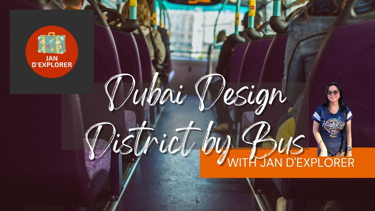 Dubai Design District (D3) by Bus from Dubai Mall Metro Station - YouTube