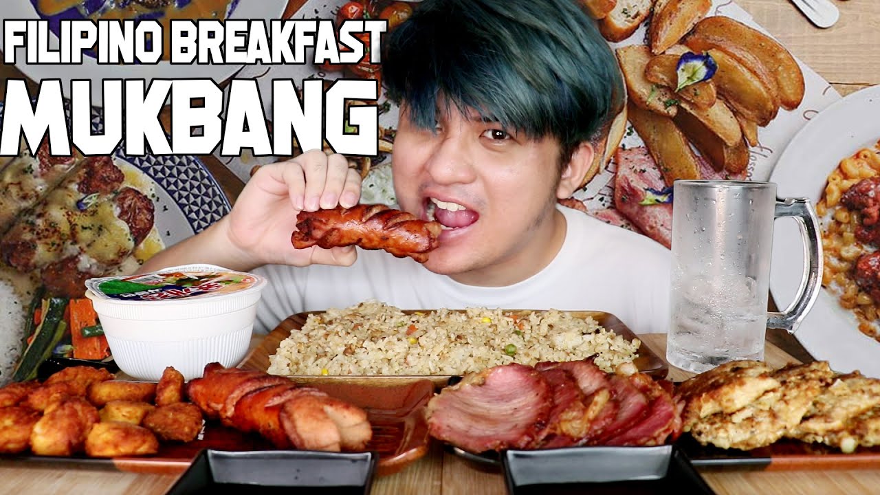 FILIPINO BREAKFAST MUKBANG | PINOY ALMUSAL MUKBANG | Vlog #194 - YouTube