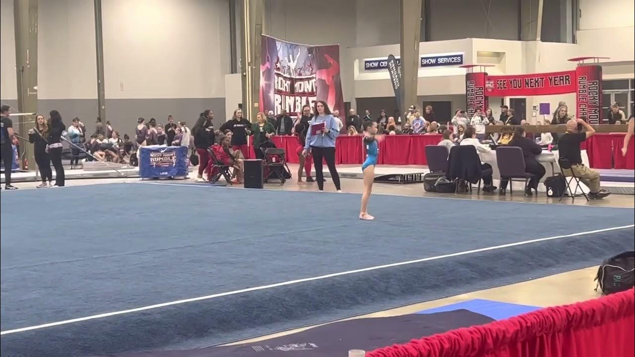 Rocky Mount Rumble - Floor - xcel gold routine - YouTube