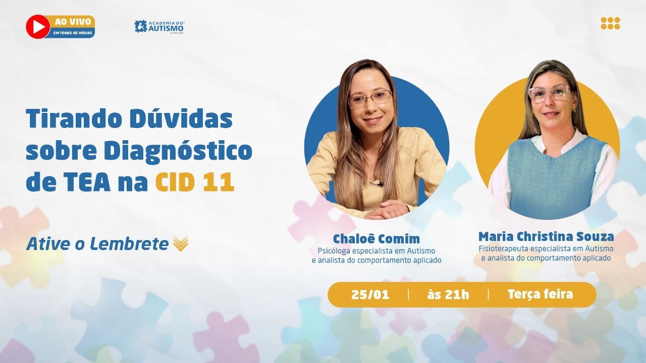 Tirando dúvidas sobre o diagnóstico de TEA na CID-11 - YouTube