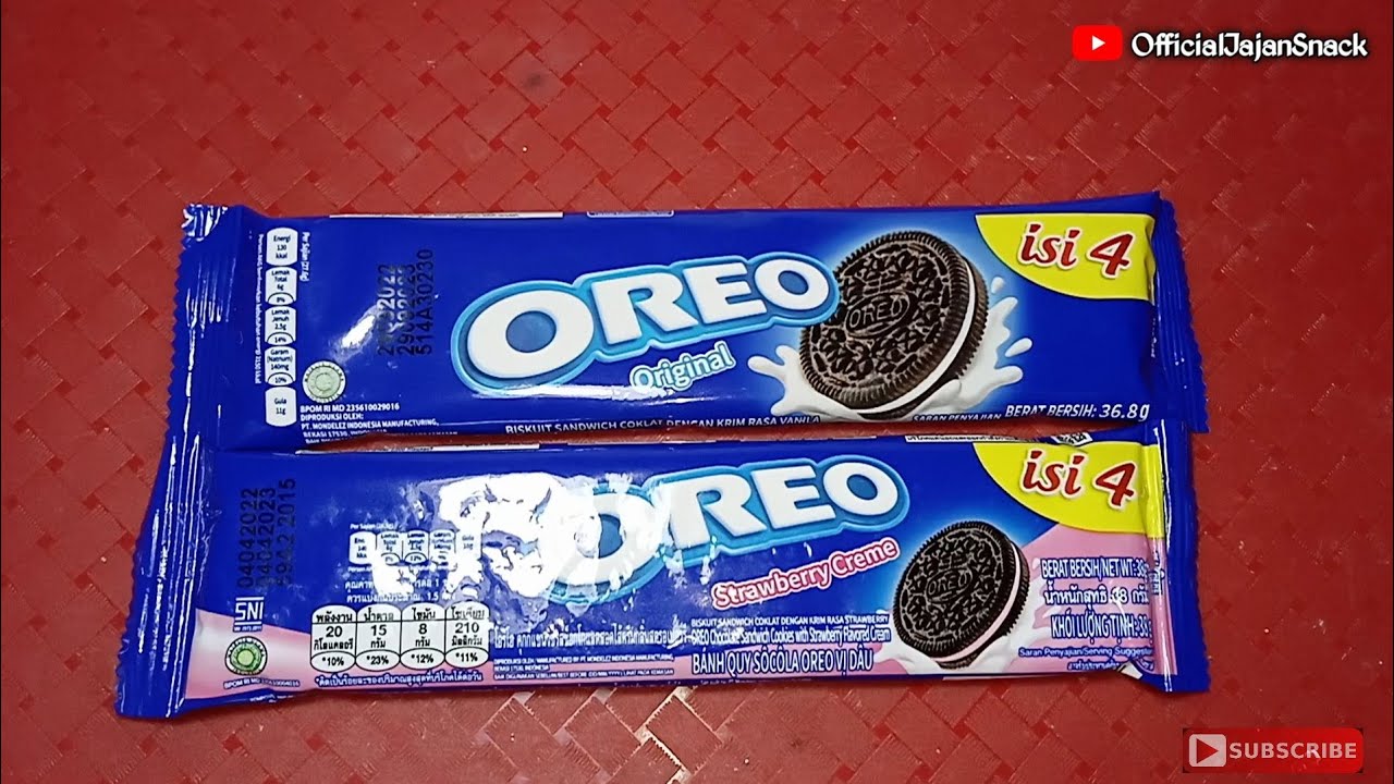 Oreo Original vs Oreo Strawberry Creme - YouTube
