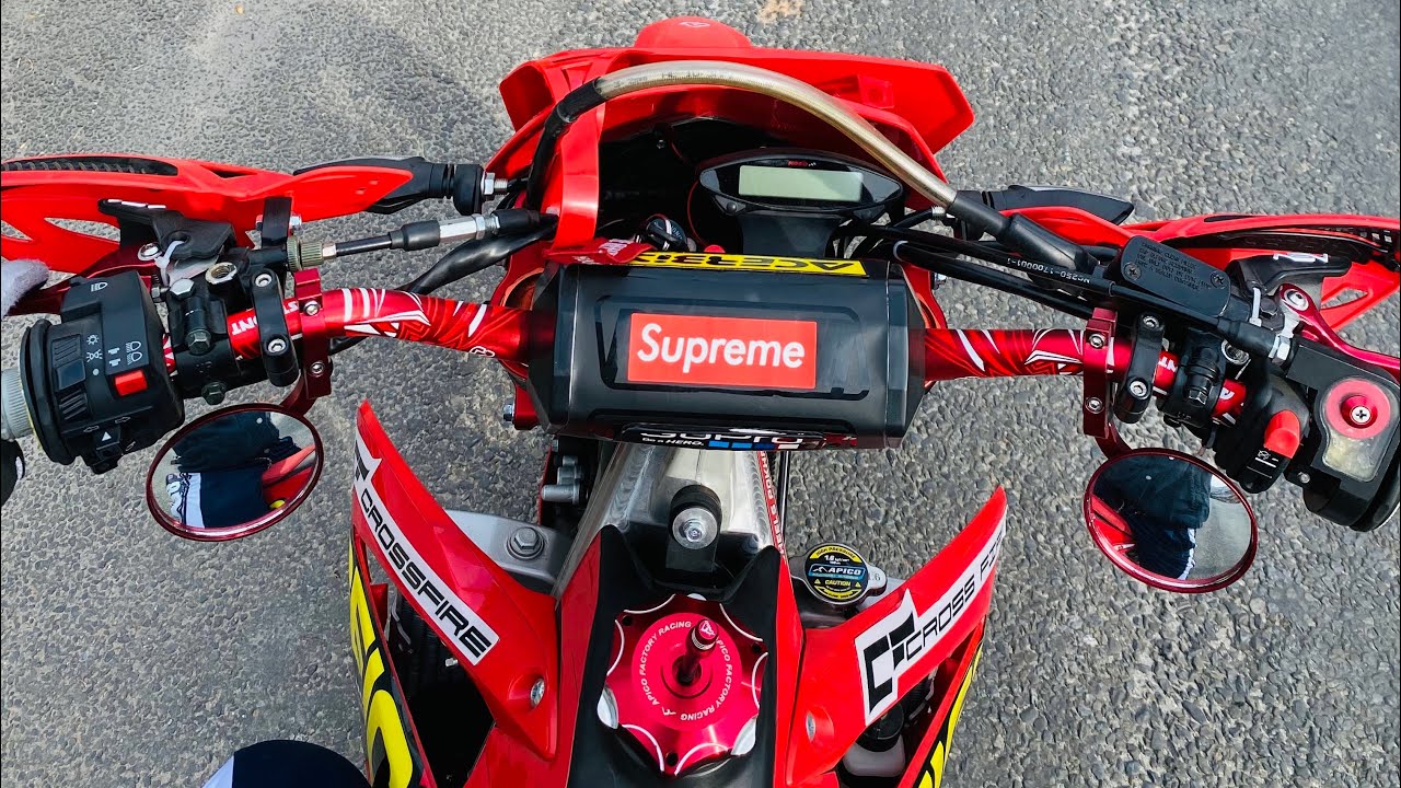 Crossfire Rm250 mudguard change looks better? Pokhara! - YouTube