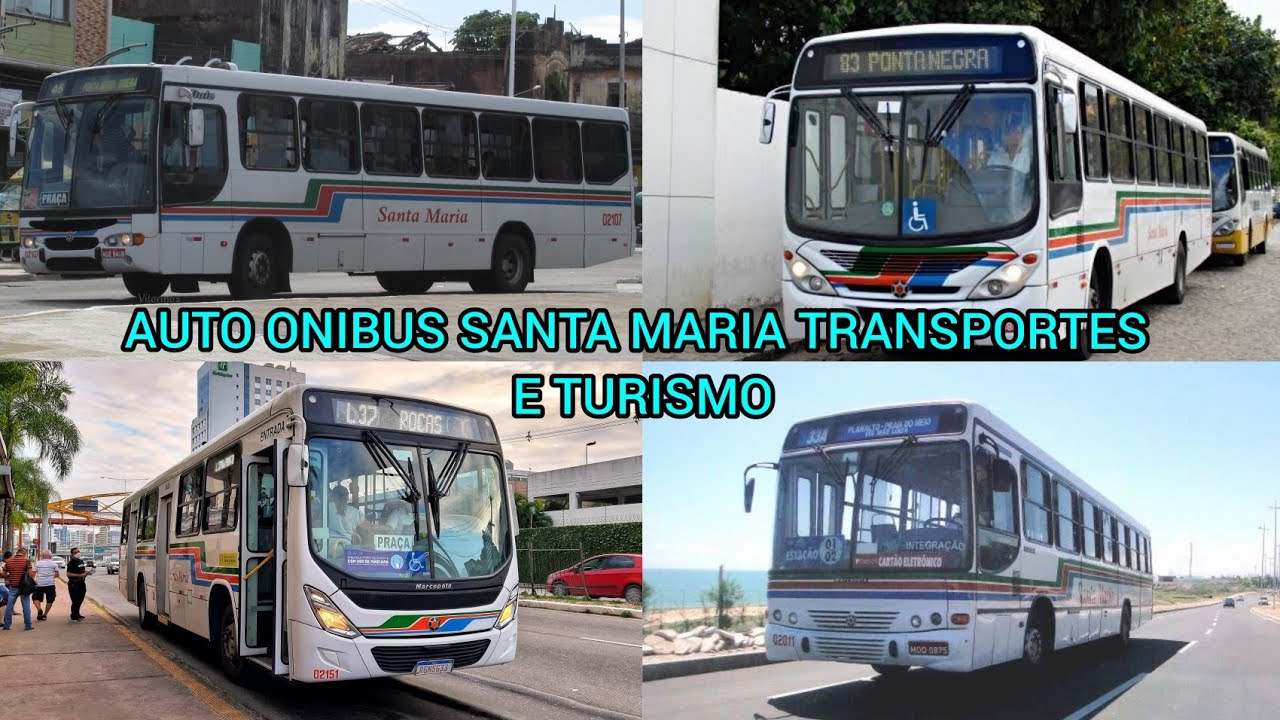 AUTO ONIBUS SANTA MARIA TRANSPORTES E TURISMO - YouTube