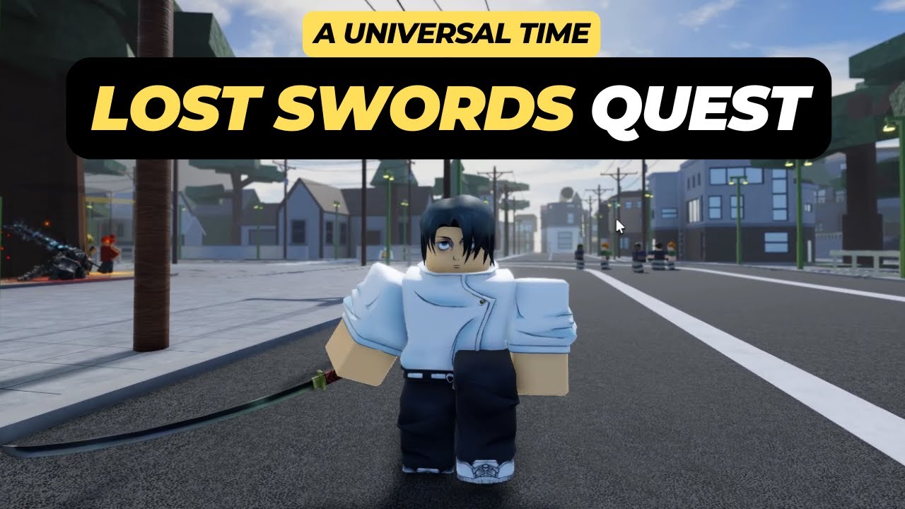 How to Complete the Lost Swords Quest in Roblox A Universal Time - YouTube