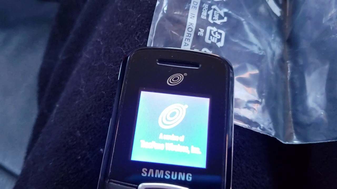 Samsung sgh t105g unboxing - YouTube