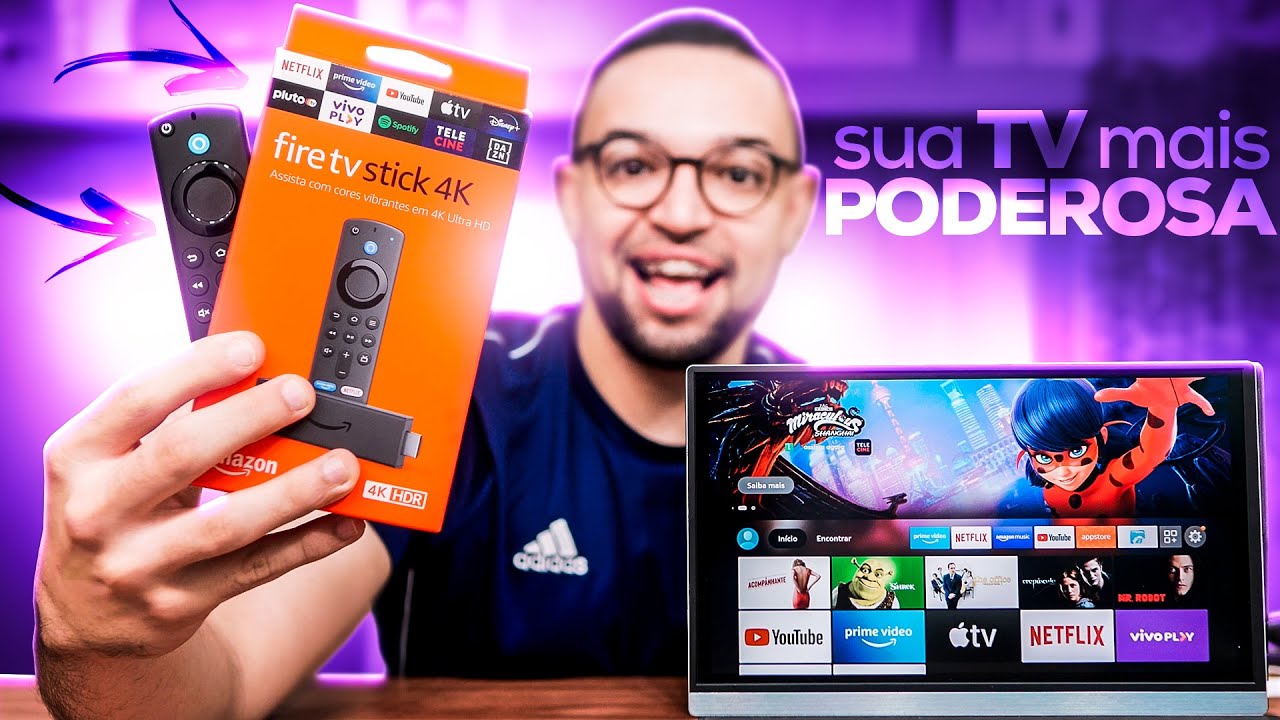 CHEGOU! Fire TV Stick 4K | o MAIS PODEROSO do mercado com Ultra HD ...