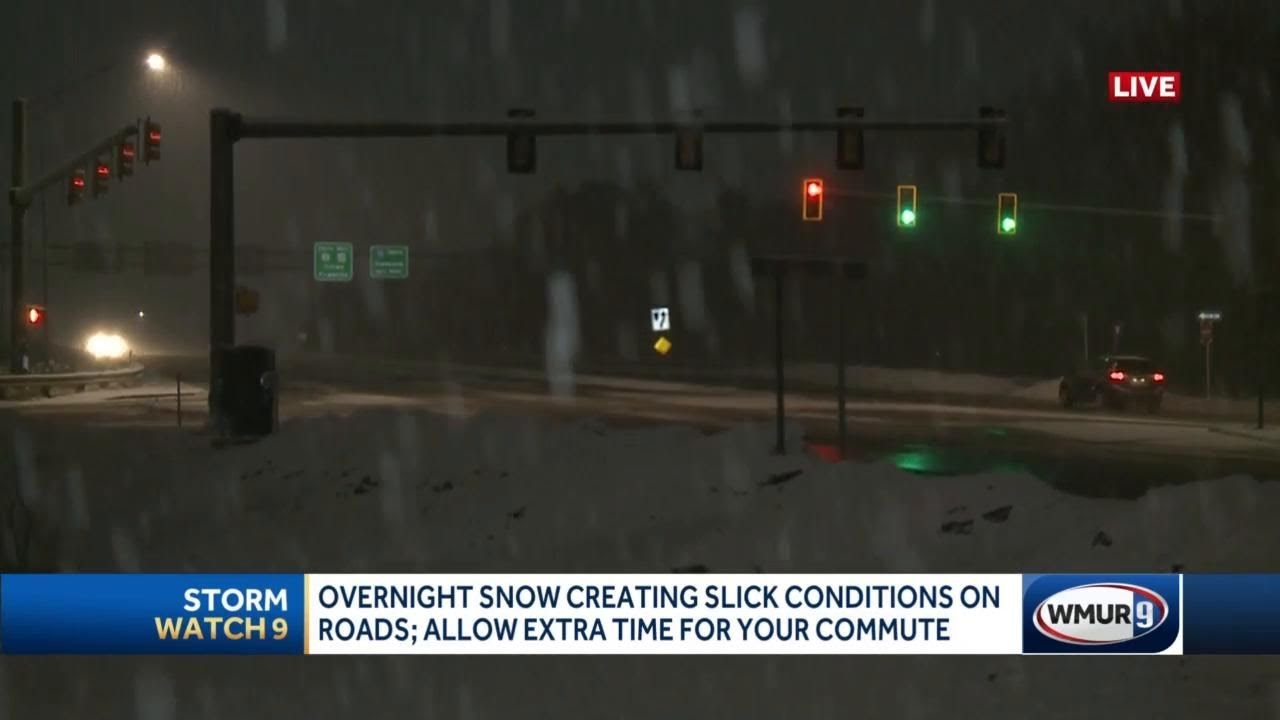 Snow to impact morning commute - YouTube