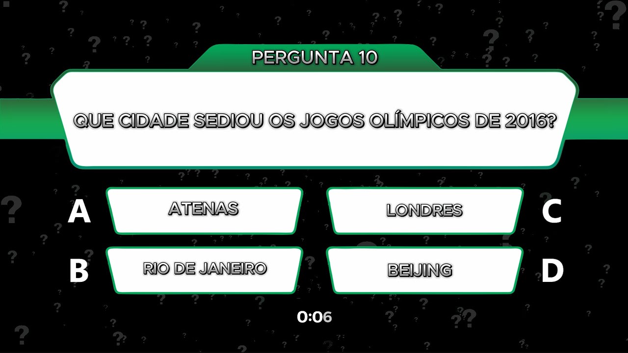 QUIZ DE CONHECIMENTOS GERAIS TESTE SEUS CONHECIMENTOS! - YouTube