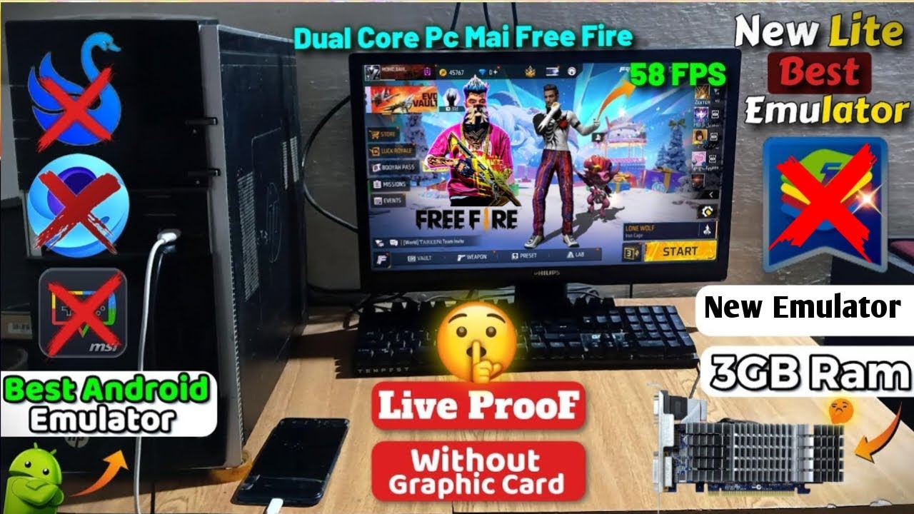 Top 1st Lite Emulators Best for Free Fire on Low-End PC | Laptop Par ...