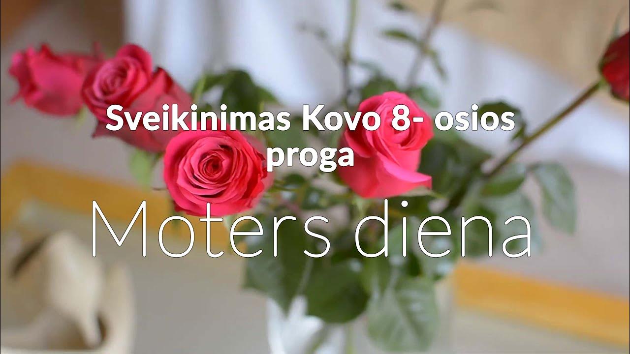 Sveikinimas su Kovo 8 - ają Tarptautinė moterų diena - YouTube