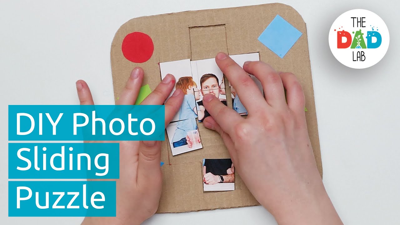 How To Make a Photo Puzzle | Cardboard Crafts - YouTube