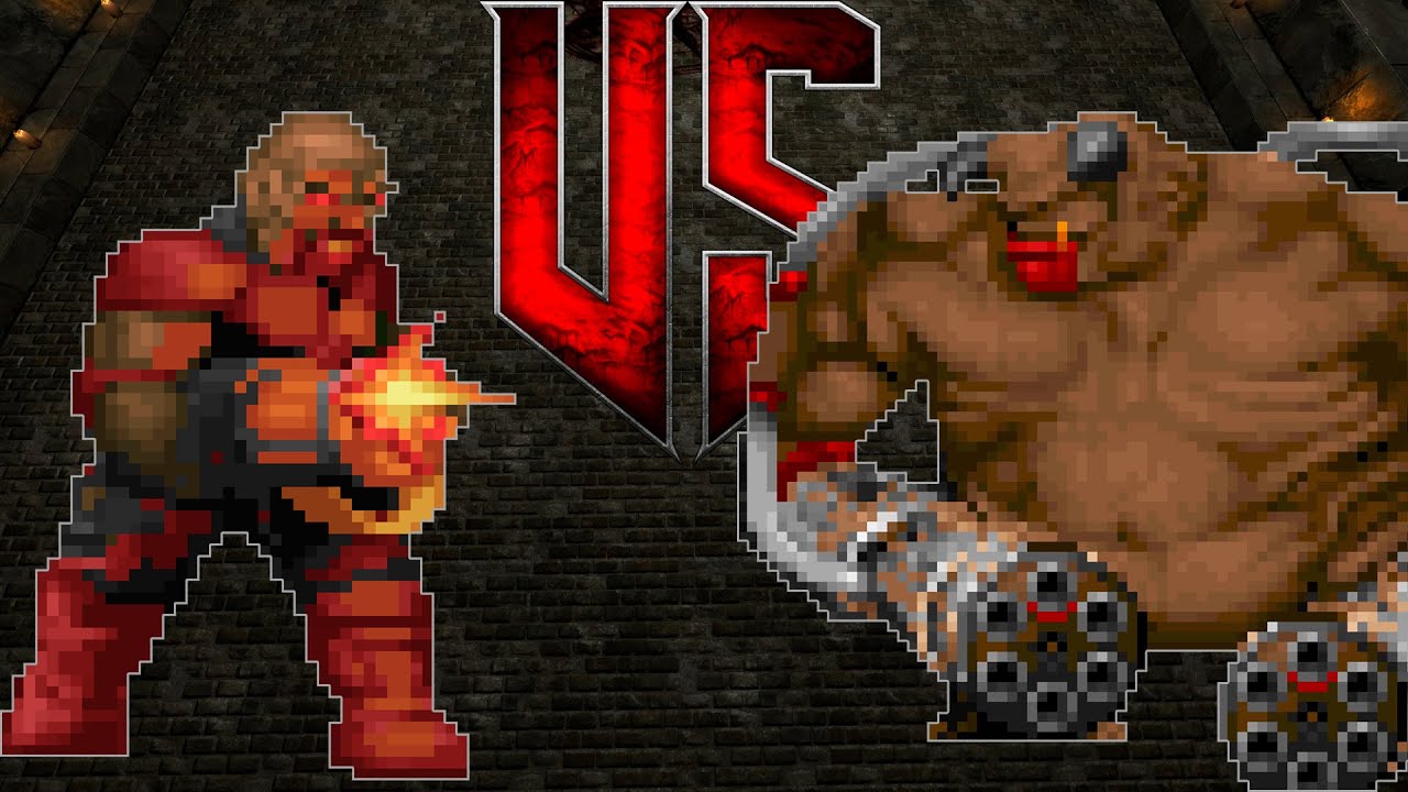 Chaingunner vs Bulltubus - DOOM Monster Infighting - Full HD Battles ...