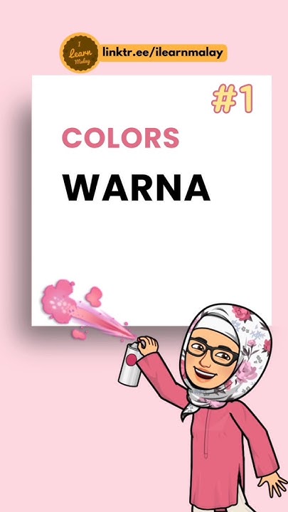 COLORS in Malay Language - WARNA#learnmalay #malaylanguage # ...