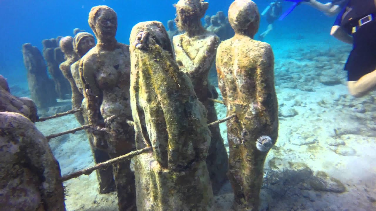 The Cancun underwater museum MUSA - YouTube