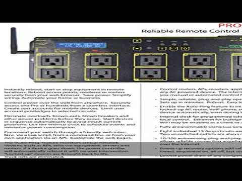 LPC9 Web Power Switch and Control Unit - YouTube