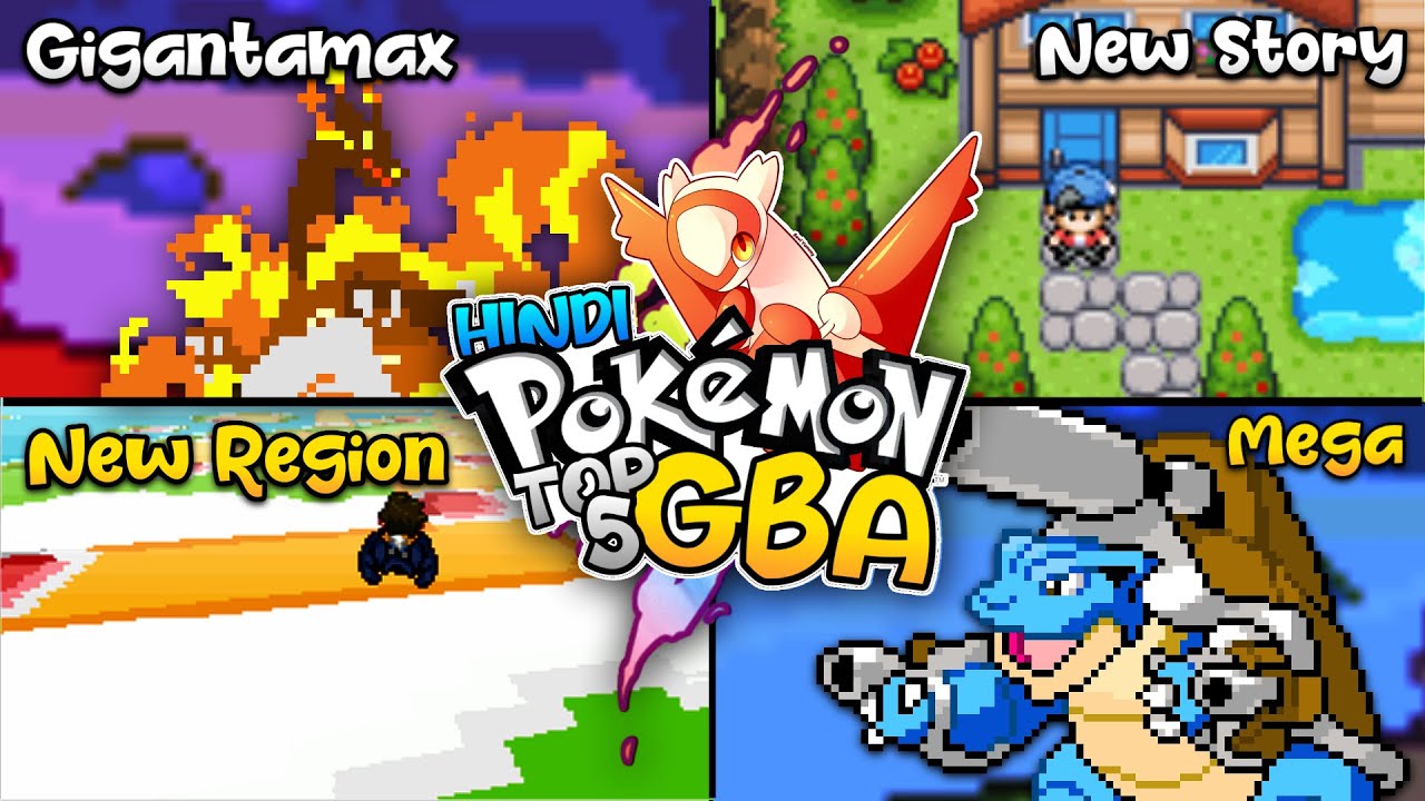 Top 5 Pokemon Fan Made GBA Roam Hacks | With Mega Evolution And ...