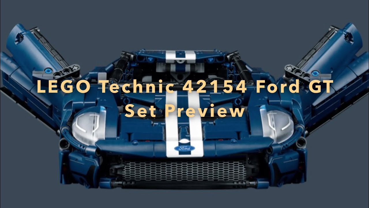 LEGO Technic 42154 Ford GT Set Preview - YouTube