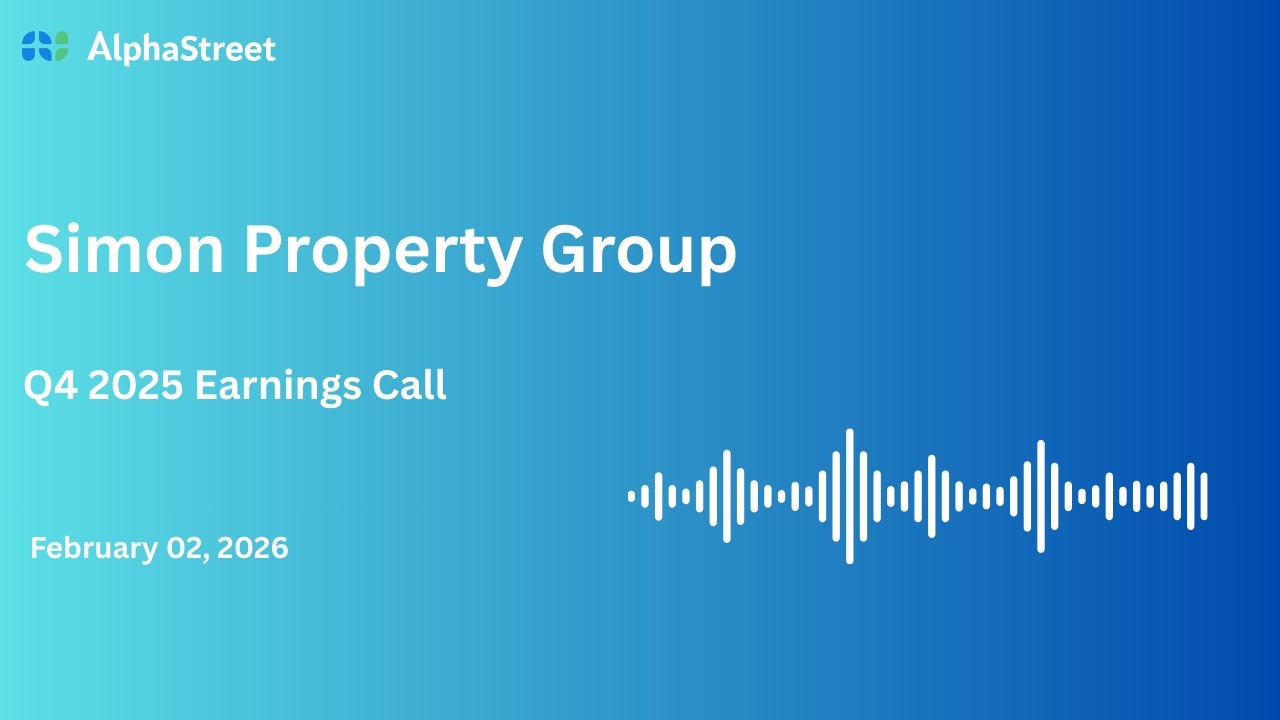 SPG Stock | Simon Property Group, Inc Q4 2025 Earnings Call - YouTube