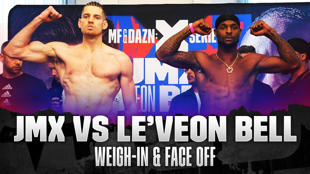 JMX VS LE'VEON BELL WEIGH IN AND FACE OFF - YouTube