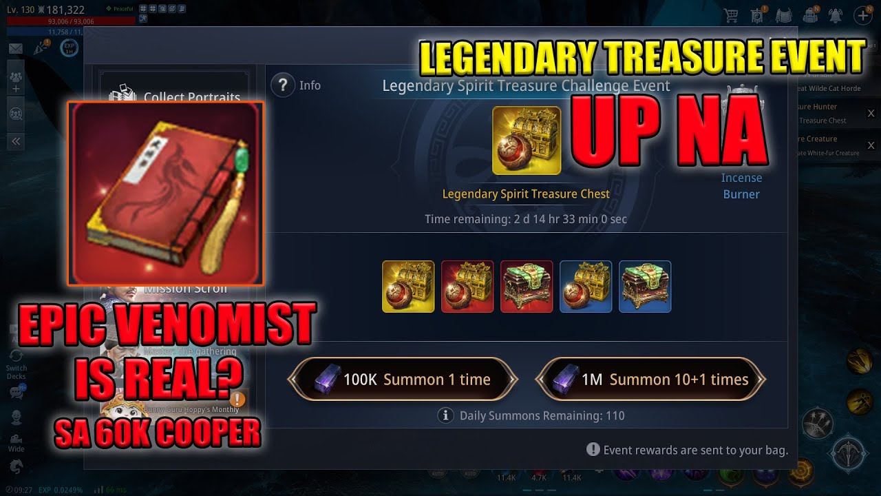Mir4 EPIC VENOMIST NO MORE? Legendary Treasure Challenge Event Up na ...