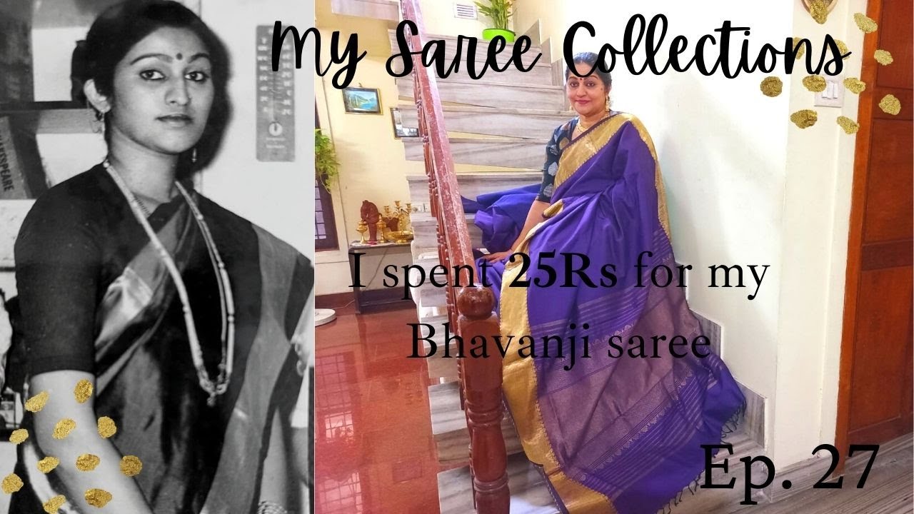 My Saree Collections | Bhavanji Sarees | Ep. 27 | Beena Thomas - YouTube
