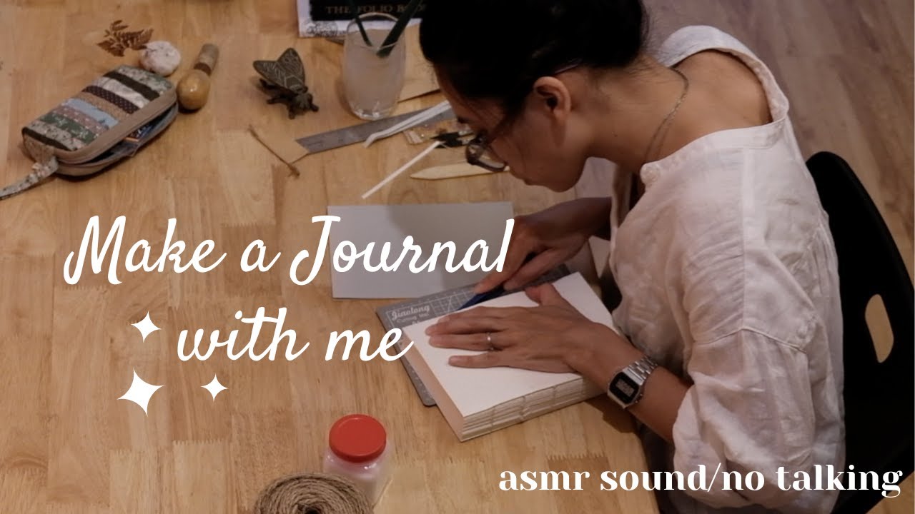 a learning curve in bookbinding - first time using a curved needle - YouTube