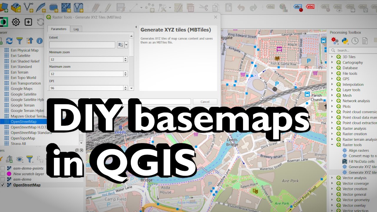 DIY basemaps in QGIS | burdGIS - YouTube