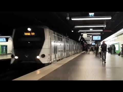 Spot sur le RER A à Auber Mi2N +Mi2N Idfm +MI09 - YouTube