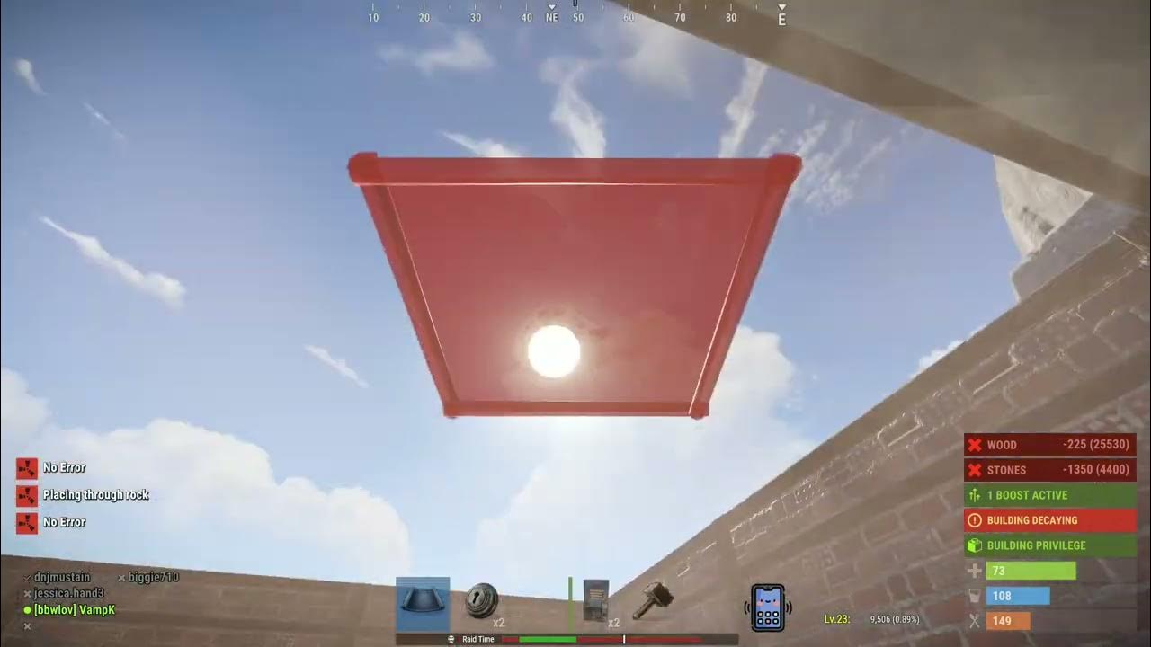 how to build a starter bunker base in rust, with 20k stone 10k and 100 hq good upkeep - YouTube