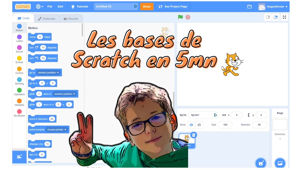 Les bases de Scratch en 5 minutes - YouTube