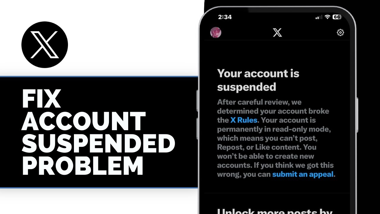 How to Fix X (Twitter) Account Suspended Problem (SOLVED) - YouTube