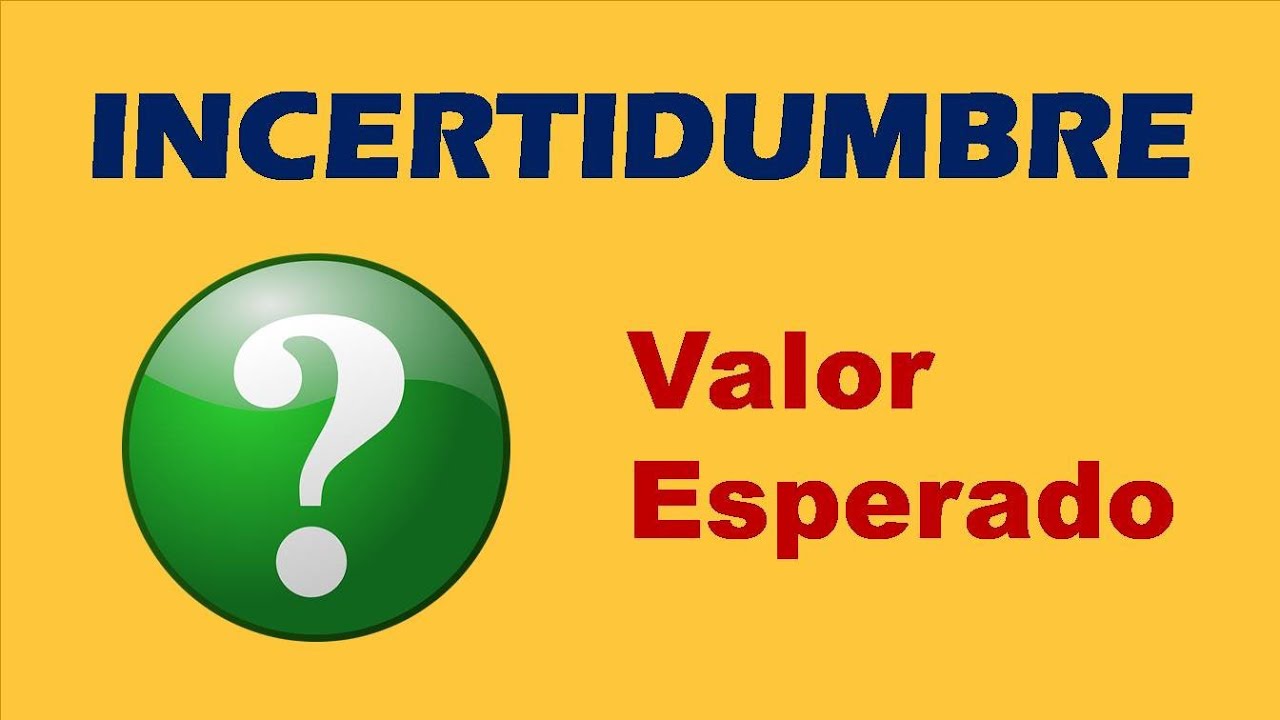 Valor Esperado o Esperanza Matemática - YouTube