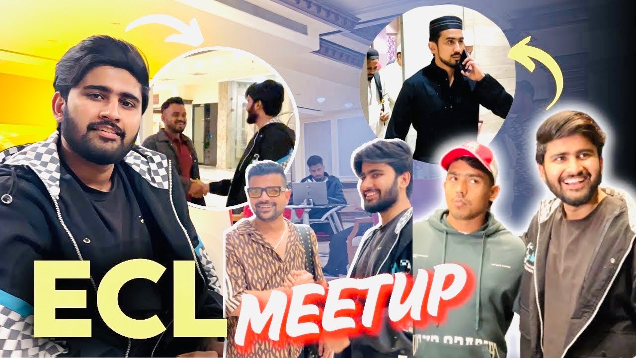 Unplanned Meetup with ECL Players| ⁠@Round2hell @Adnaan07 ...