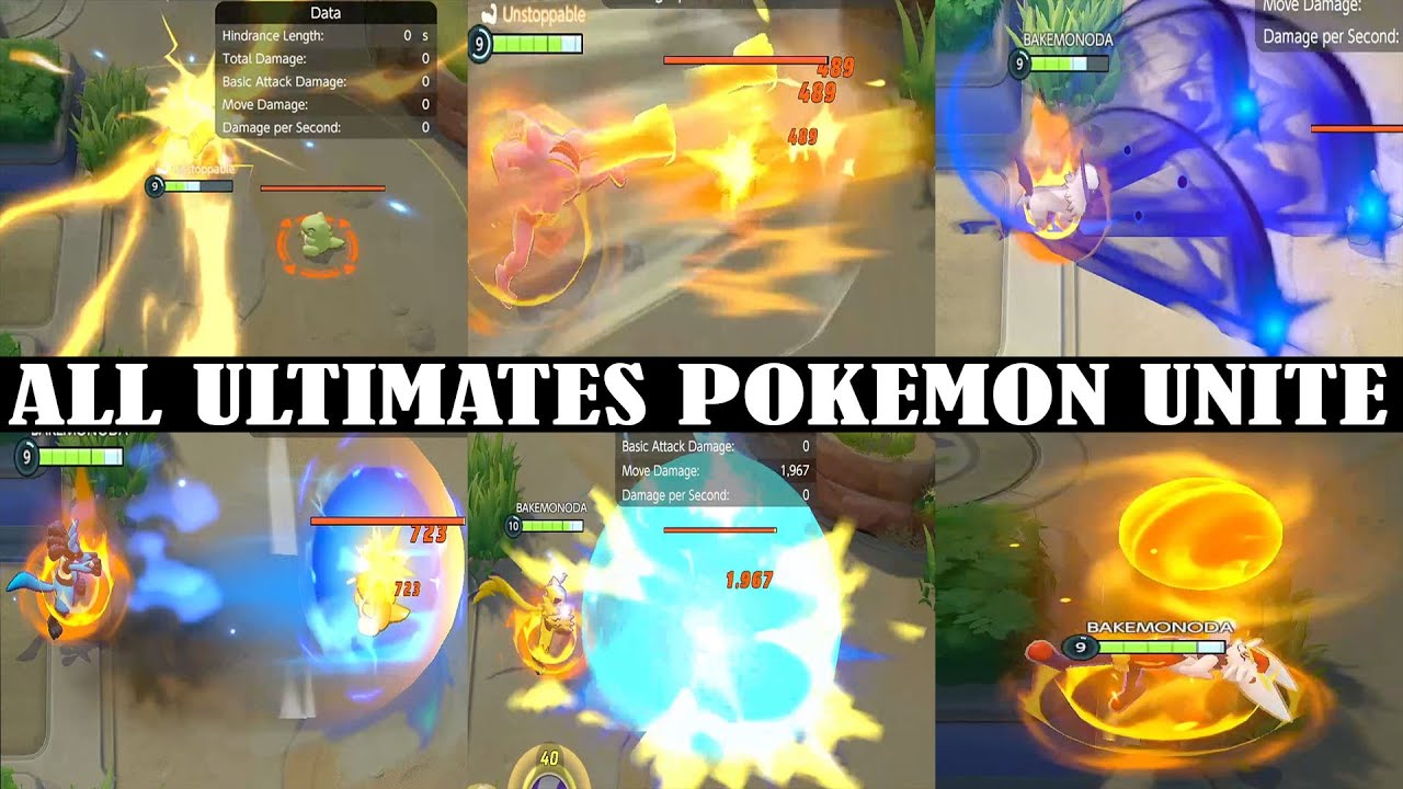 ALL ULTIMATES | POKEMON UNITE - YouTube
