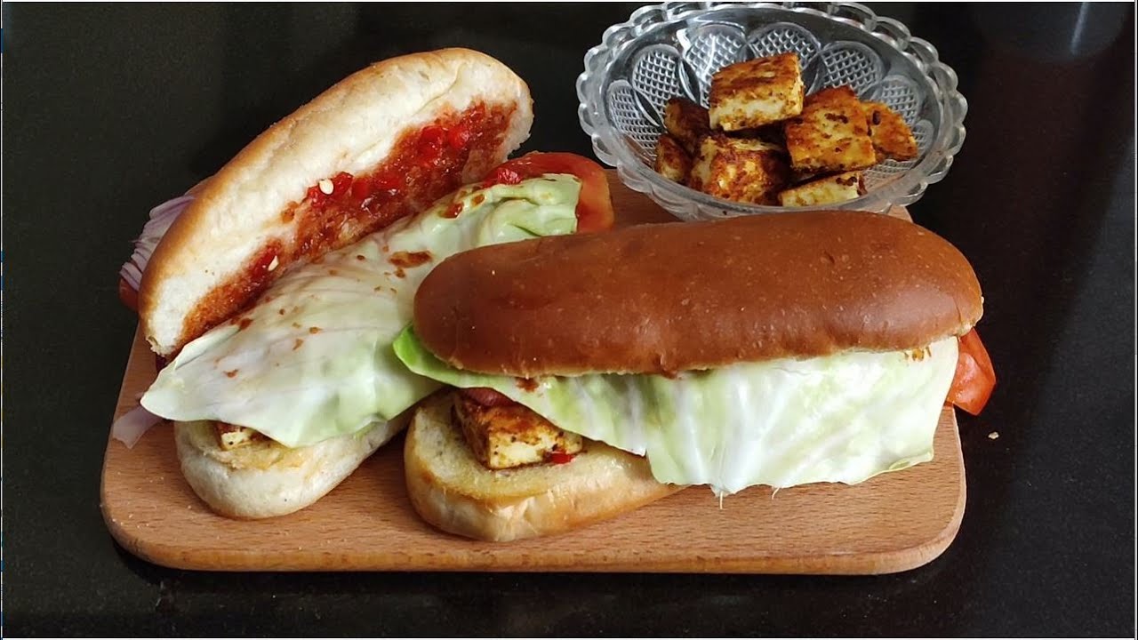 Indian Paneer Tikka Sub Express I Veg Sub Sandwich I Breakfast I Indian ...