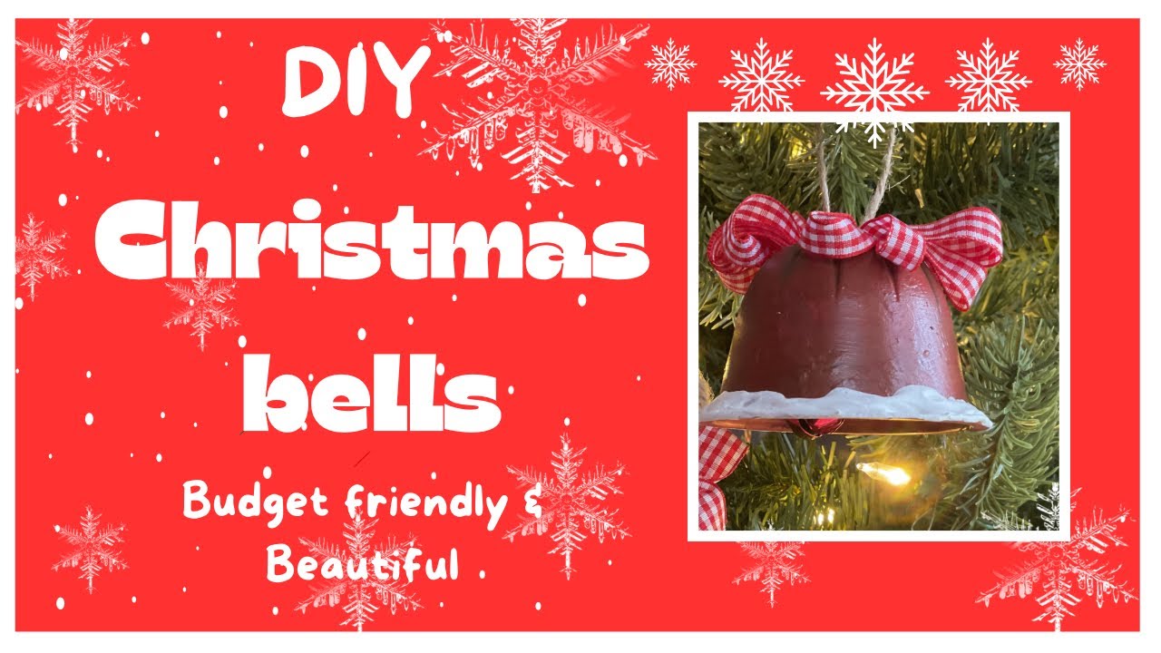 Christmas Bell Ornaments / diy/ recycle/ budget friendly gifts/ can be ...
