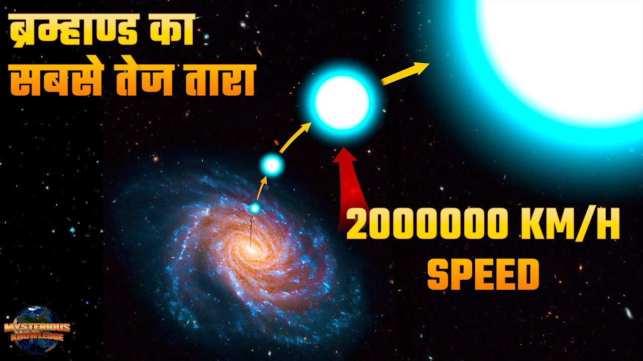 ब्रम्हाण्ड का सबसे तेज तारा | Hyper Velocity Star US-708 - YouTube