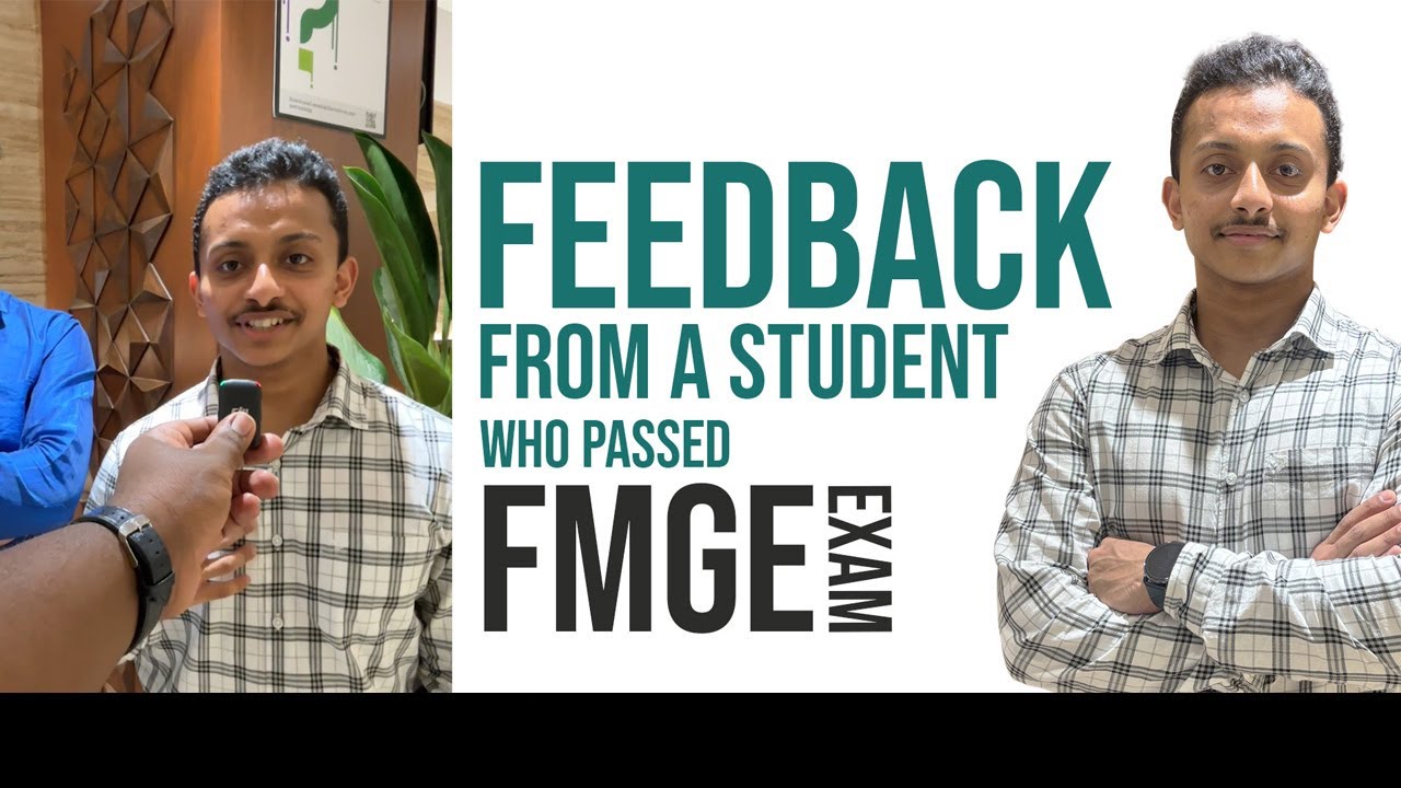 FEED BACK FROM A STUDENT WHO PASSED FMGE EXAM | DOCTOR DREAMS | STUDY ...