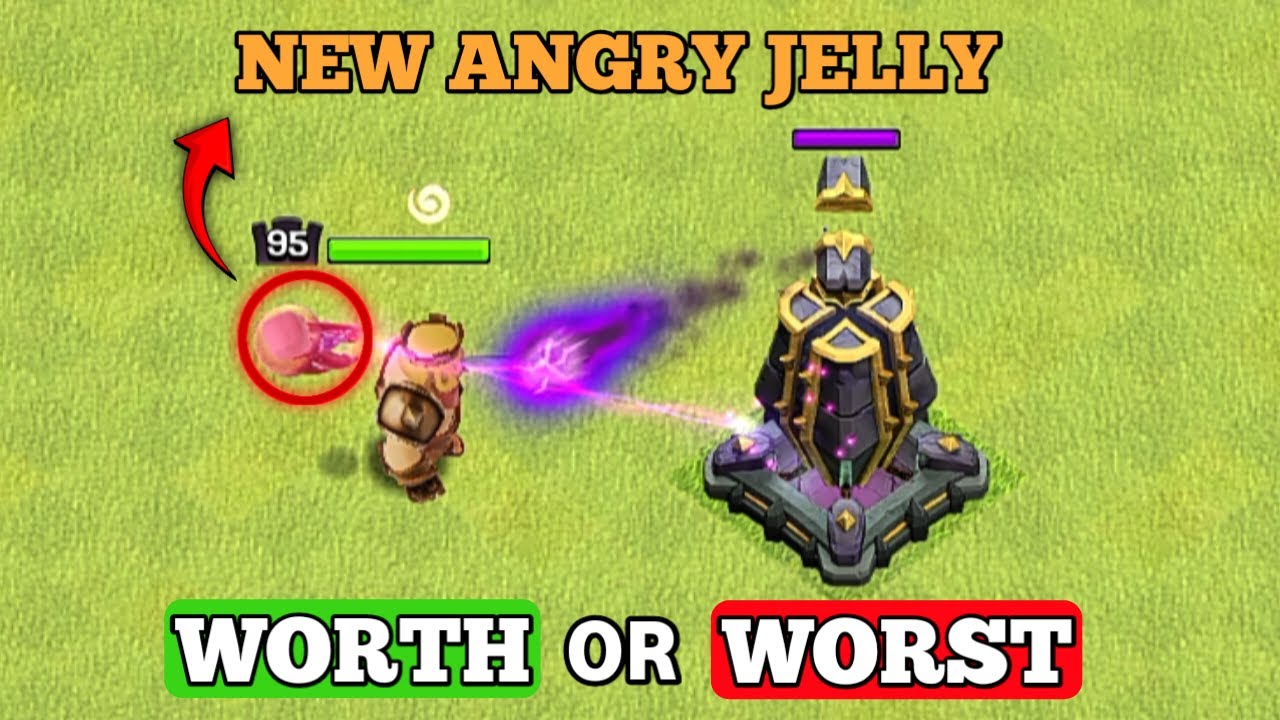 NEW ANGRY JELLY WORTH OR WORST 🤔 || CLASH OF CLANS - YouTube
