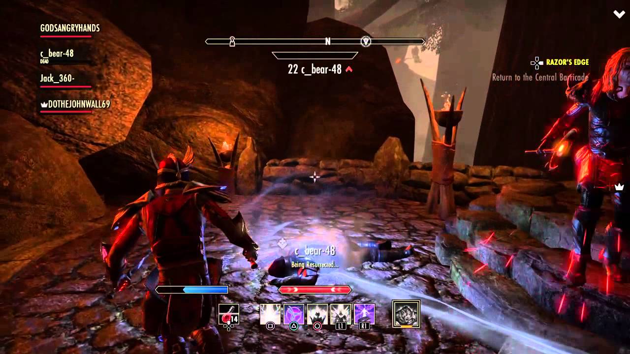 The Elder Scrolls Online: Razor’s Edge co -op dungeon - YouTube