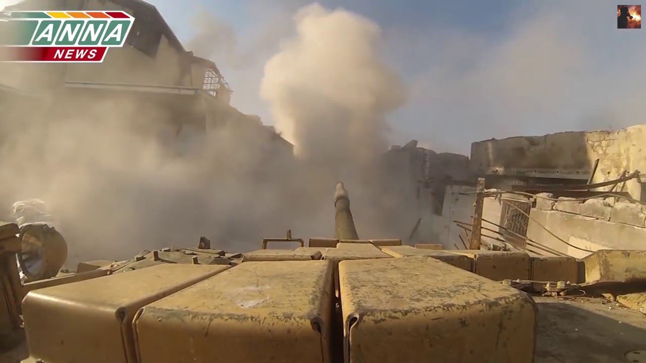 Syria War SAA T 72 Tanks with GoPro in Fighting During The Battle for ...