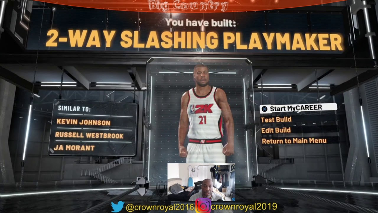 NBA 2k20 - Kevin Johnson, Russell Wastbrook And Josh Marant Build - YouTube